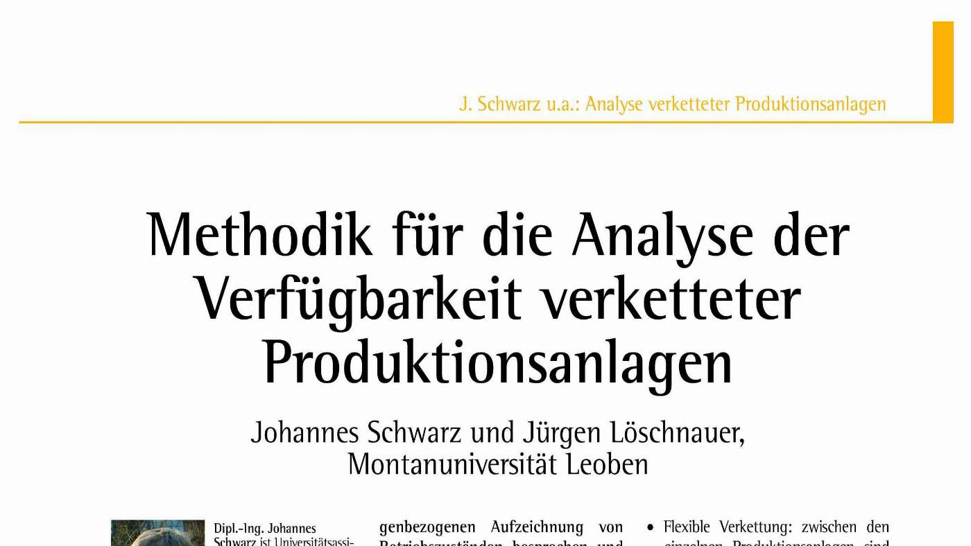 Measuring the Availability of Interlaced Plants - Industry 4.0 Science