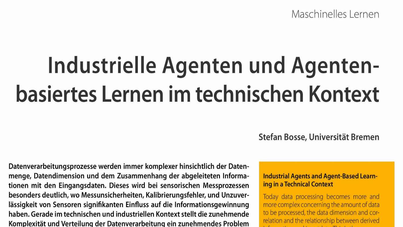 Industrial Agents and Agent-Based Learning in a Technical Context ...