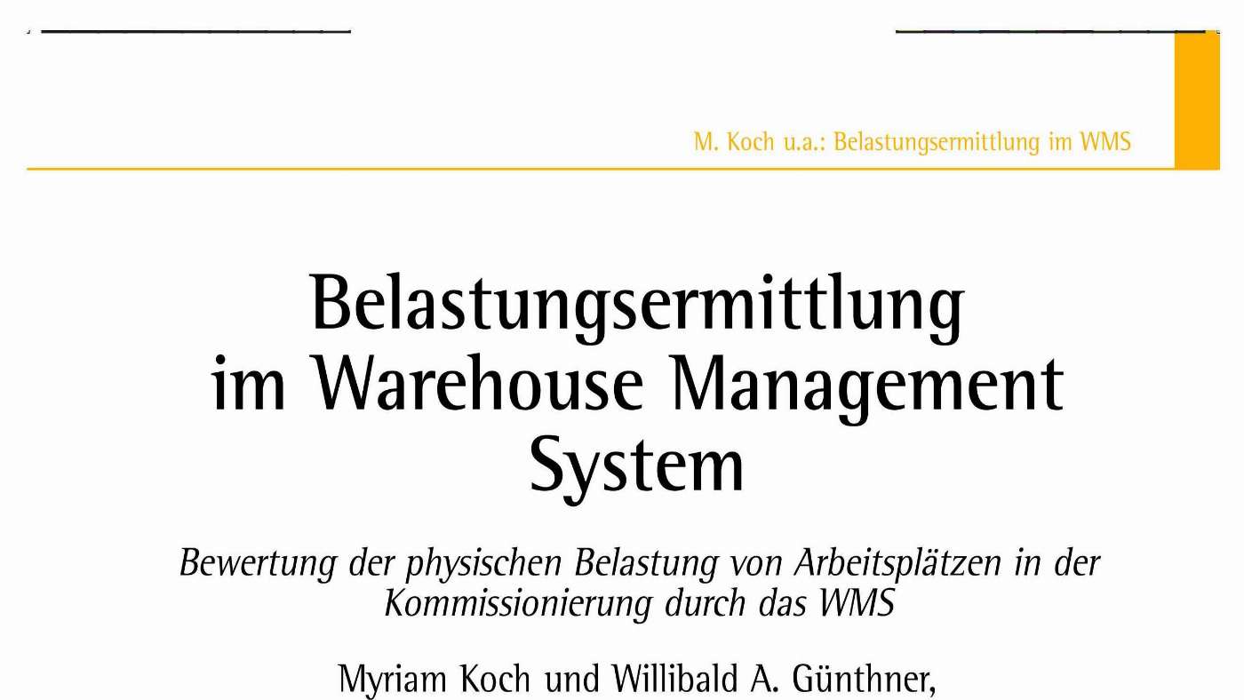 Automatic Assessment of Physical Workload in Order Picking Systems ...